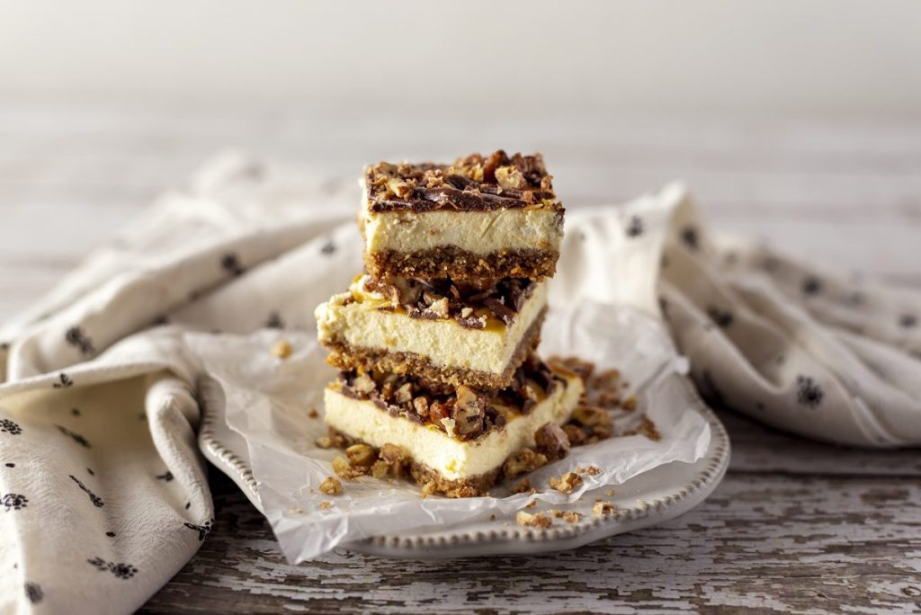 Keto Pecan Cheesecake Bars Low Carb Dessert Recipe