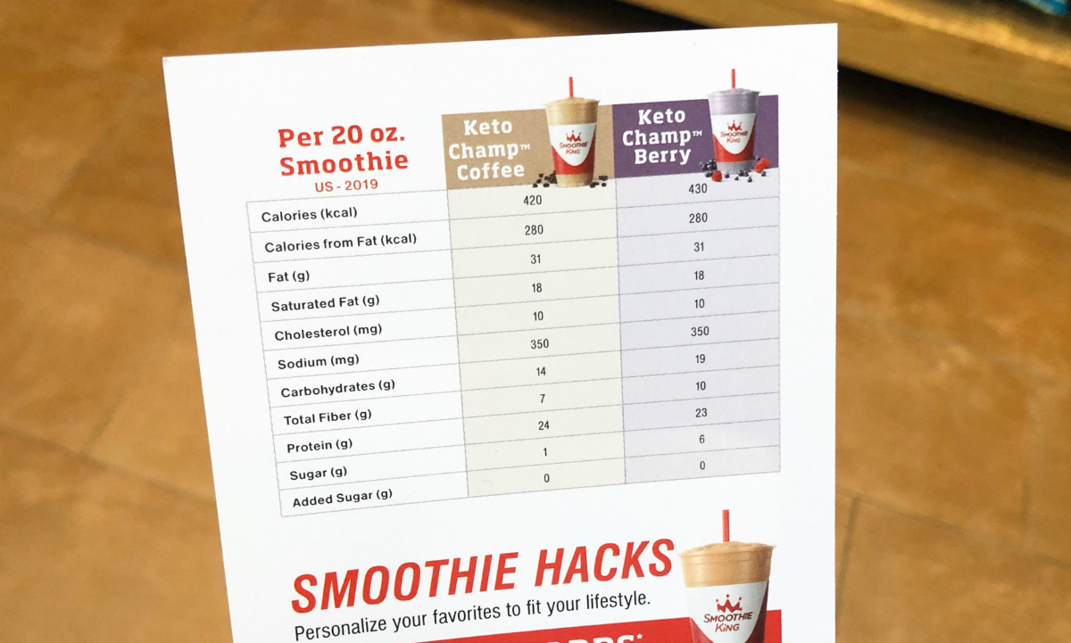 Smoothie King Just Launched New Keto Smoothie | Hip2Keto