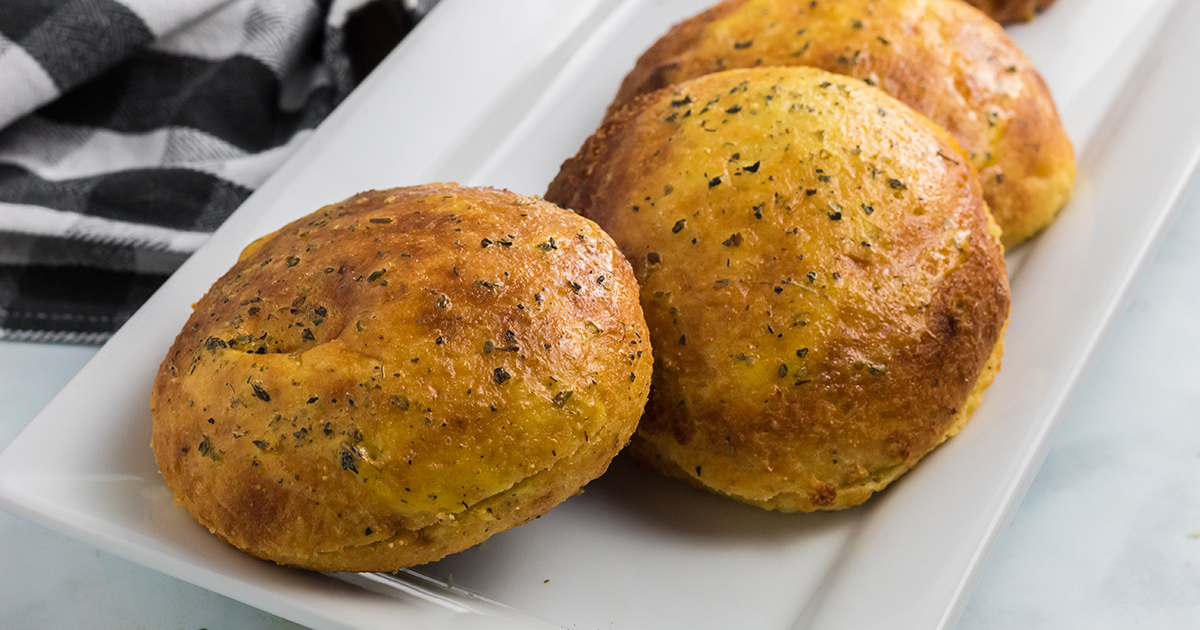 Best Keto Buns - Crusty Outside and Soft Interior | Hip2Keto Recipe