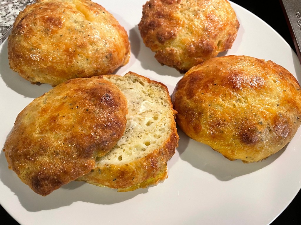 Best Keto Buns - Crusty Outside and Soft Interior | Hip2Keto Recipe