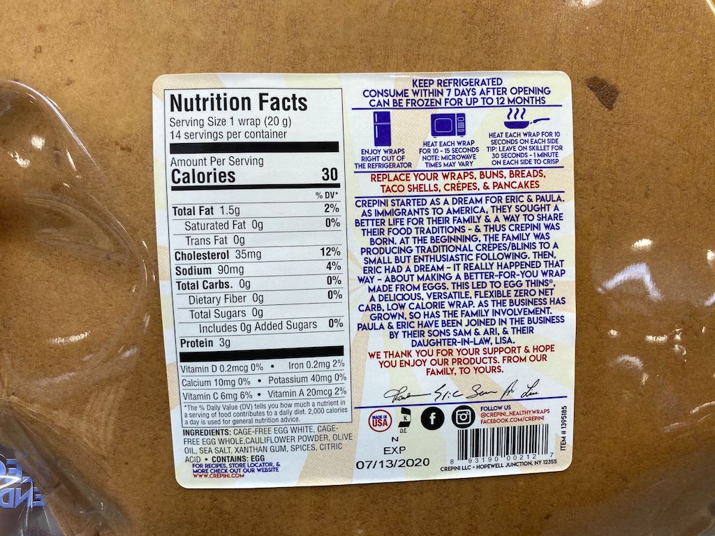 Crepini Egg Wraps = Keto Game Changer (0 Net Carbs) | Hip2Keto