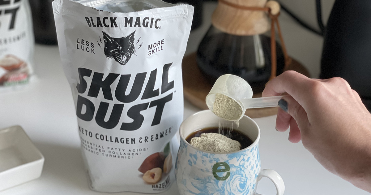 Skull Dust Keto Collagen Creamer is a Powerful Powder, Here's Why...
