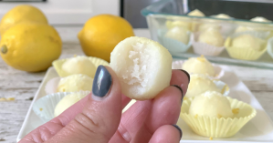 Easy 4-Ingredient Keto Lemon Fat Bombs | Hip2Keto