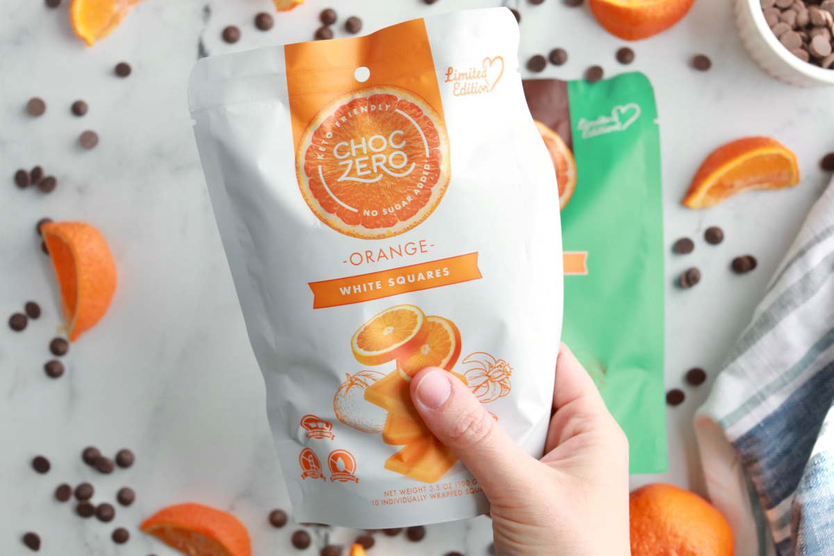ChocZero Keto Chocolate Orange Squares are Back in Stock!