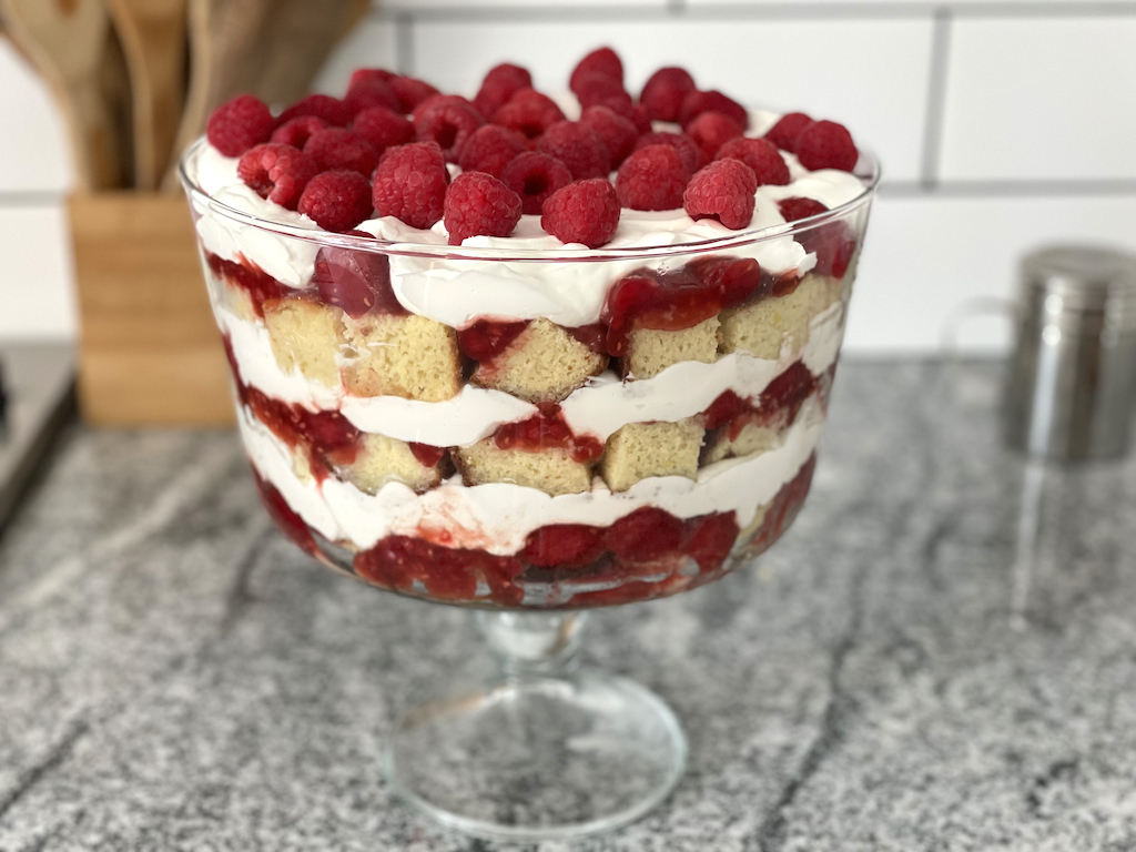 Berry-licious Keto Trifle with Raspberry Jam | Hip2Keto