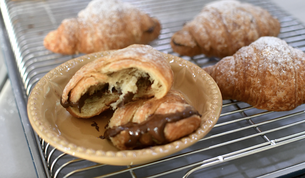 Make Keto Chocolate Stuffed Croissants Just Like Starbucks